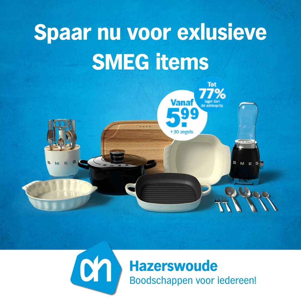 Spaar nu voor exclusieve SMEG items - Albert Heijn Hazerswoude